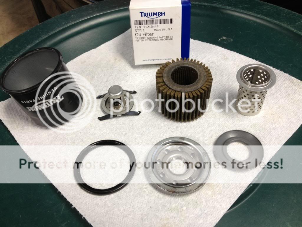 Inside A Triumph Oil Filter | Triumph Rat Motorcycle Forums