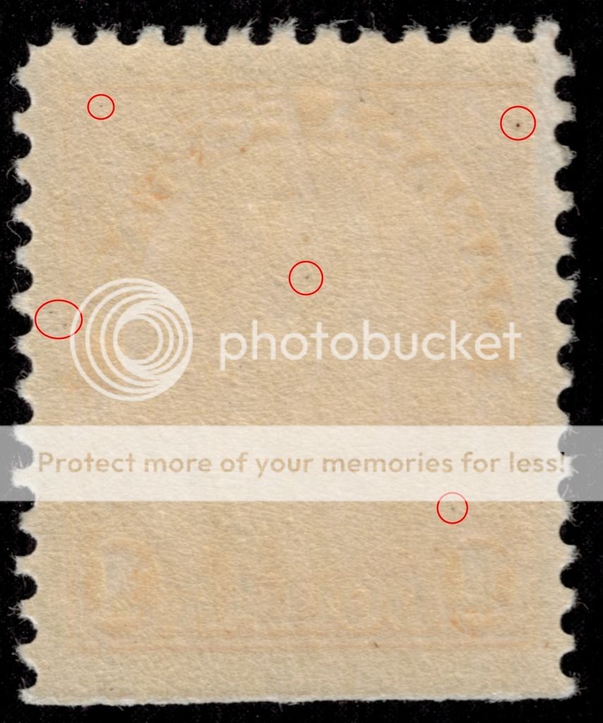 Is "tiny Gum Inclusion" Normal For Older Stamps? - Stamp Community Forum