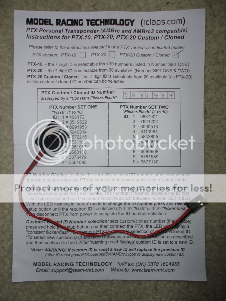 MRT PTX Transponder!!! - R/C Tech Forums
