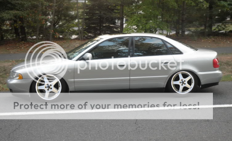 Photoshop request - Silver A4 with 17" Borbet Type E Wheels